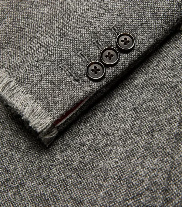 Thom Browne Wide-lapel Overcoat - Grey