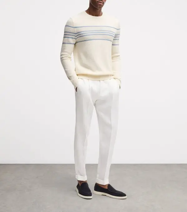 BOSS Linen Tailored Trousers