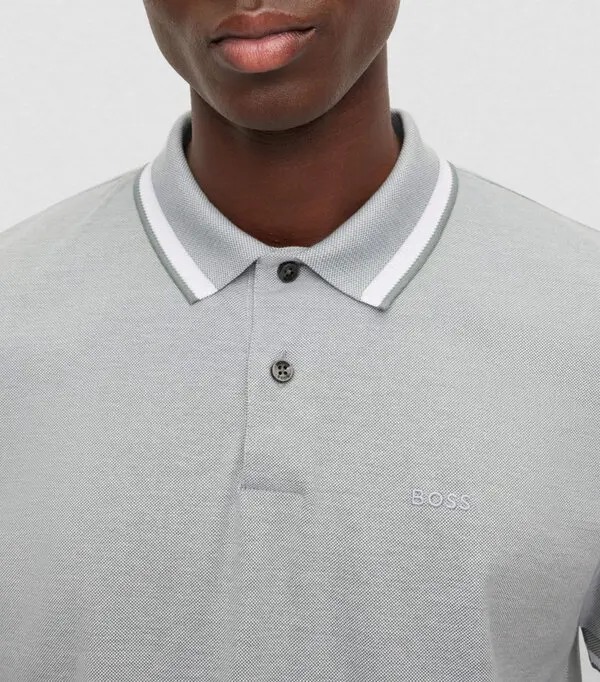 BOSS Stripe-detail Polo Shirt