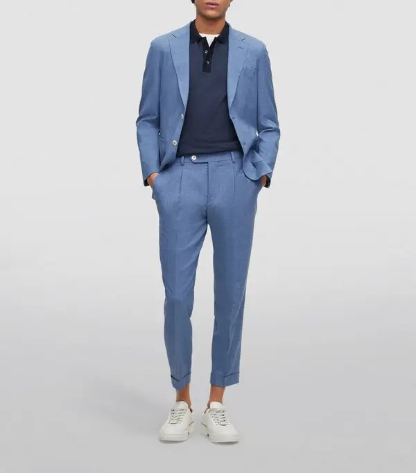 BOSS Cotton-silk Polo Shirt