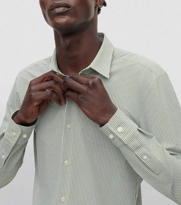 BOSS Patterned Shirt - Green