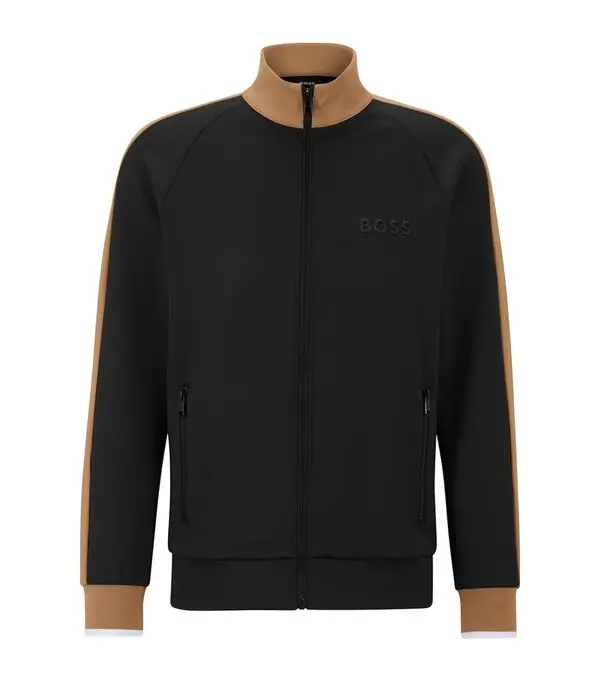 BOSS Colour-block Zip-up Sweatshirt