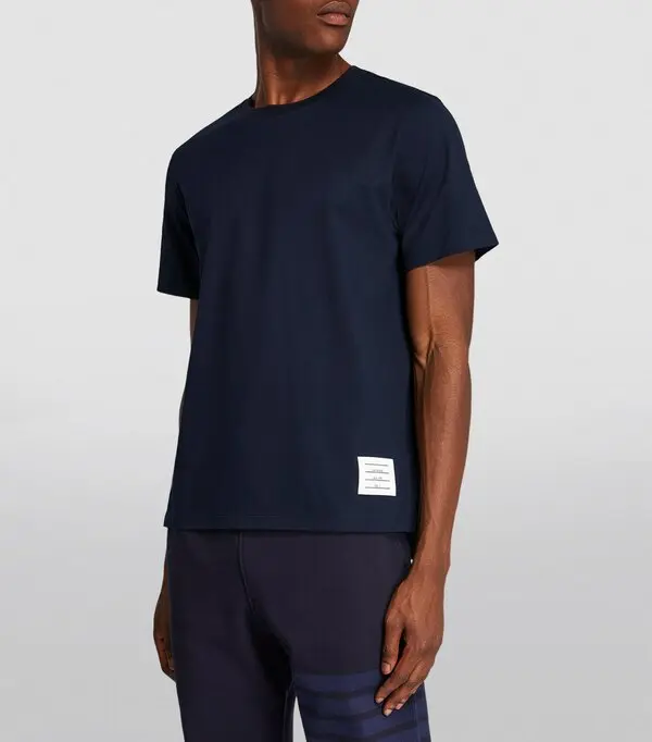 Thom Browne Cotton Name Tag T-shirt
