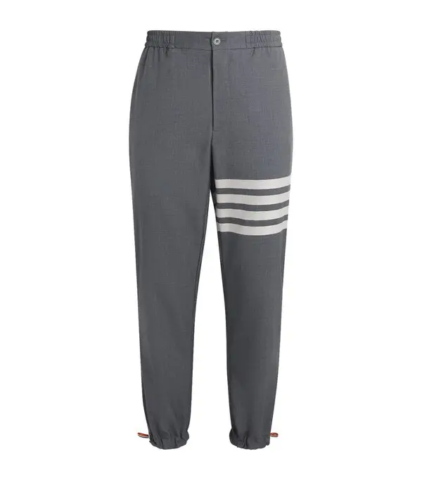 Thom Browne Wool 4-bar Trousers - Grey