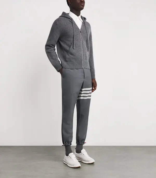Thom Browne Wool 4-bar Trousers - Grey