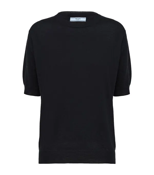 Prada Cashmere Crew-neck Sweater - Blue