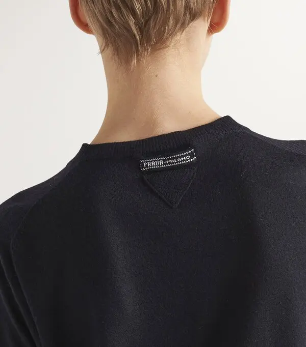 Prada Cashmere Crew-neck Sweater - Blue