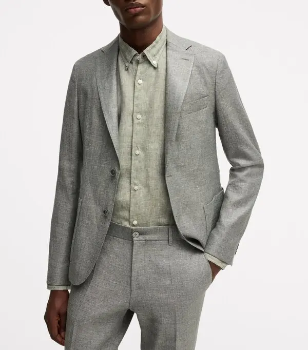 BOSS Linen Shirt - Green