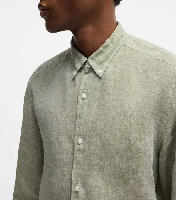 BOSS Linen Shirt - Green