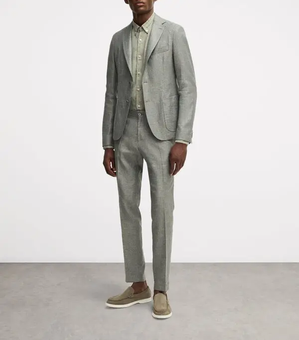 BOSS Linen Shirt - Green
