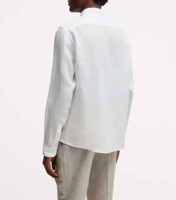 BOSS Linen Shirt - White