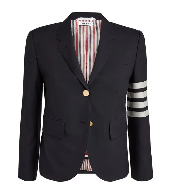 Thom Browne Wool Sport Coat - Navy