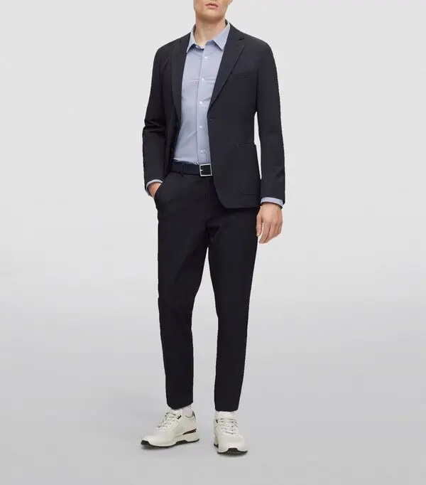 BOSS Performance-stretch Jersey Printed Shirt