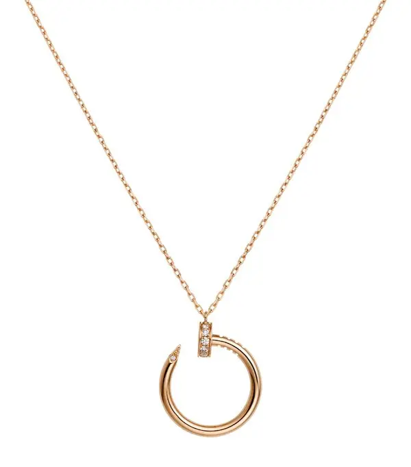 Cartier Juste Un Clou Diamond Necklace - Rose Gold