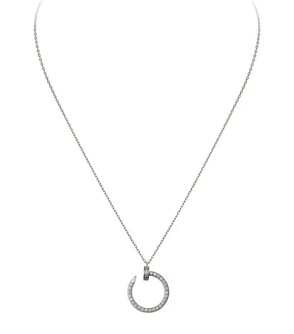 Cartier Juste Un Clou Diamond Necklace - White