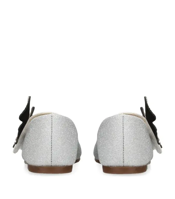 BABYWALKER Crystal Butterfly Ballet Flats