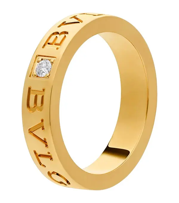 BVLGARI B.zero1 Yellow And Diamond Ring - Gold