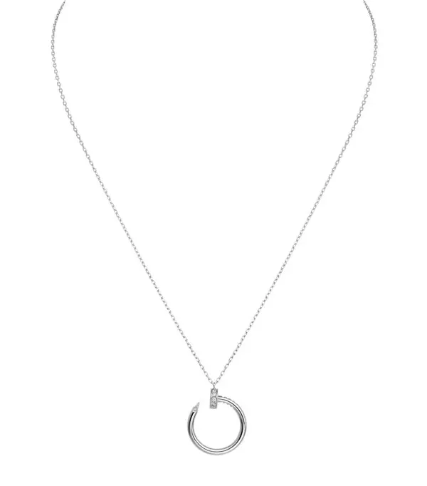 Cartier Juste Un Clou Diamond Necklace - White