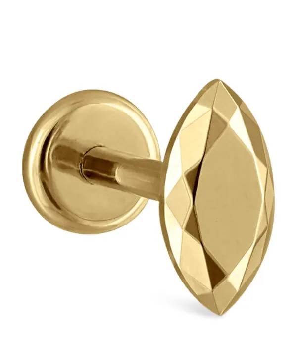 MARIA TASH Faceted Marquise Threaded Stud Earring