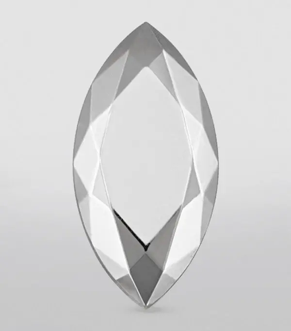 MARIA TASH Faceted Marquise Threaded Stud Single Earring