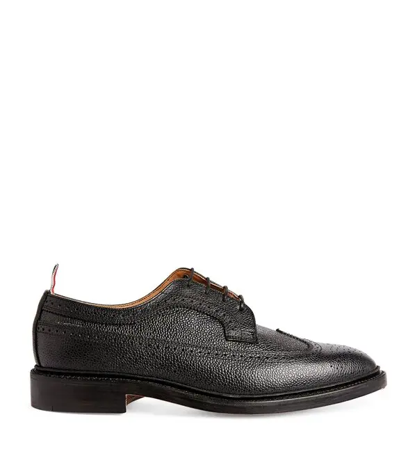 Thom Browne Leather Longwing Brogues - Black