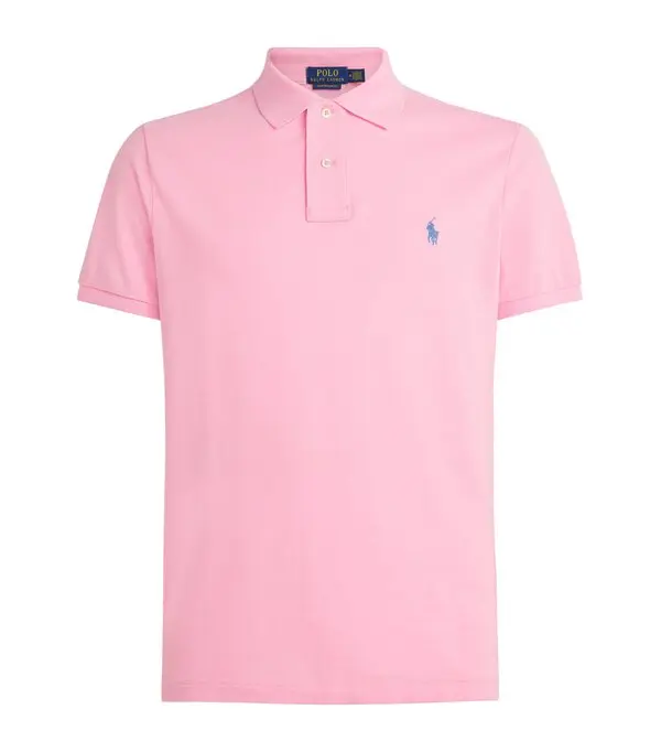 Polo Ralph Lauren Cotton-mesh Polo Shirt - Pink