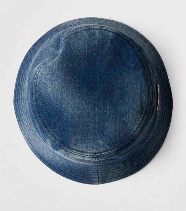 Prada Denim Bucket Hat - Blue
