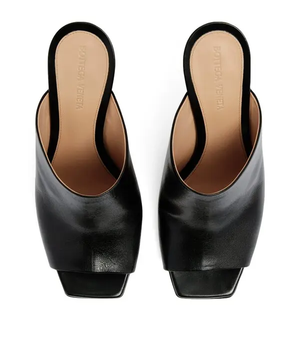 Bottega Veneta Leather Knot Mules 90
