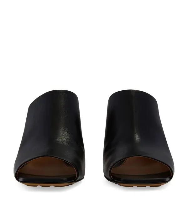 Bottega Veneta Leather Knot Mules 90