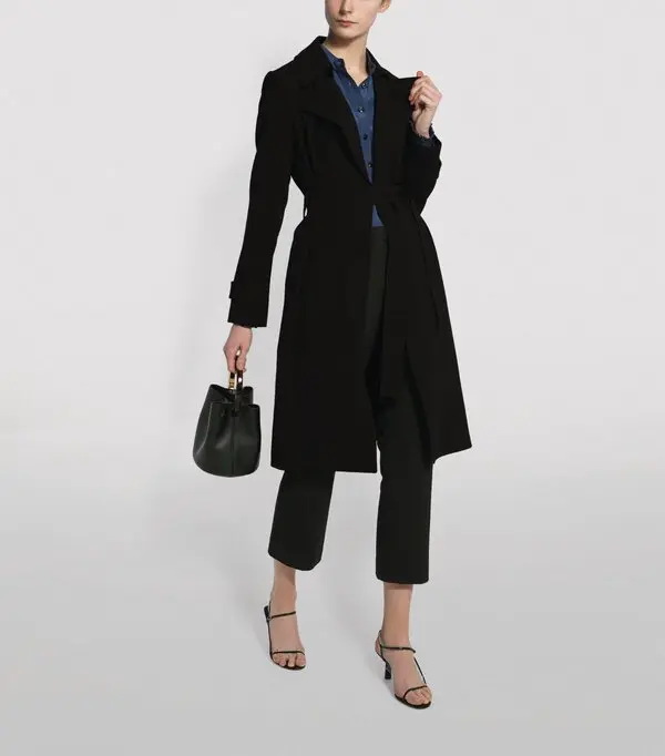 Theory Oaklene Trench Coat - Black