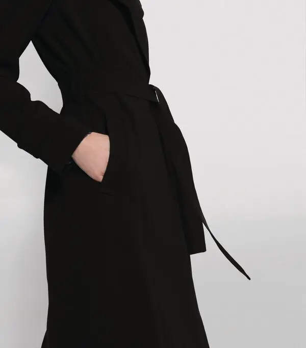 Theory Oaklene Trench Coat - Black
