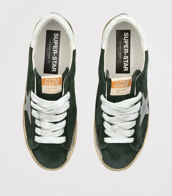 GOLDEN GOOSE Super-star Suede Sneakers - Green