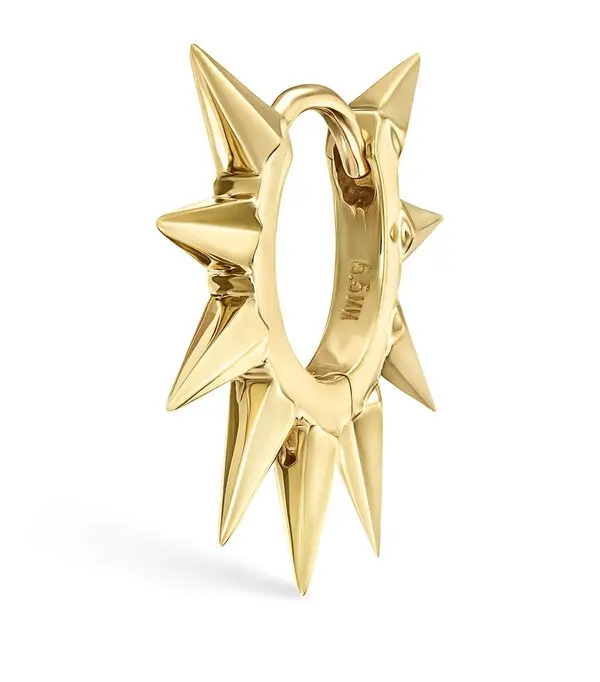 MARIA TASH Mohawk Hoop Earring - Gold