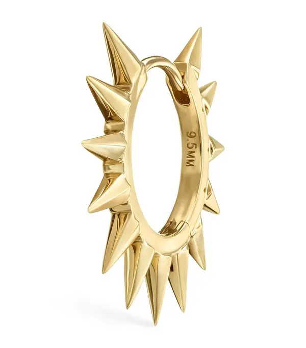 MARIA TASH Metal Mohawk Hoop Earring - Gold