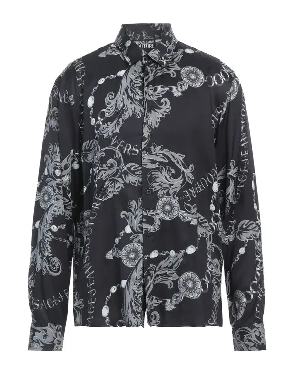 Versace Shirt Size Viscose - Black