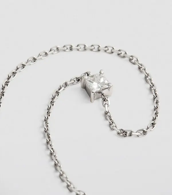 REDLINE White Gold Square Diamond Bracelet