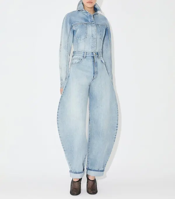 Alaïa High-rise Round Jeans - Black
