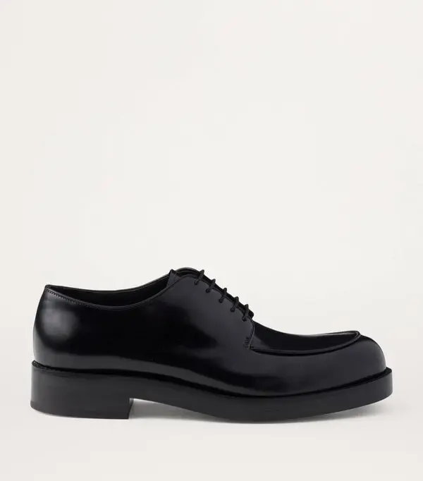 Prada Brushed Leather Derby Shoes