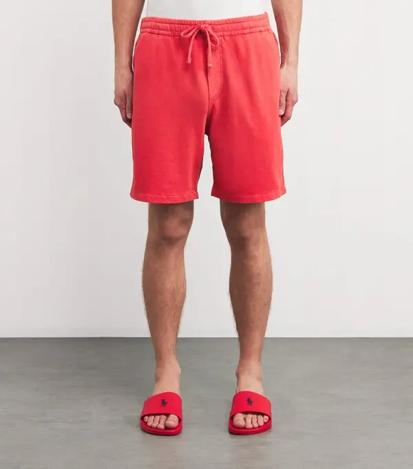 Polo Ralph Lauren Cotton Terry Shorts - Red