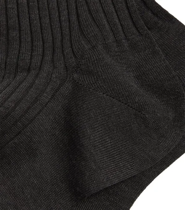 Pantherella Danvers Ribbed Socks - Grey