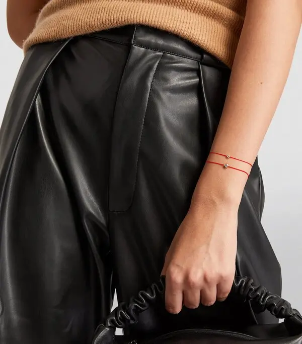 REDLINE Rose Gold And Diamond So Pure Bracelet - Red