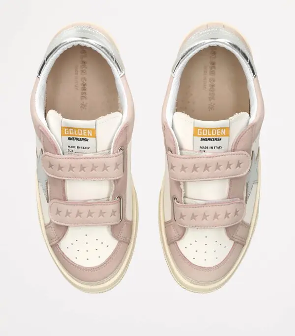 GOLDEN GOOSE May Leather Sneakers - Pink