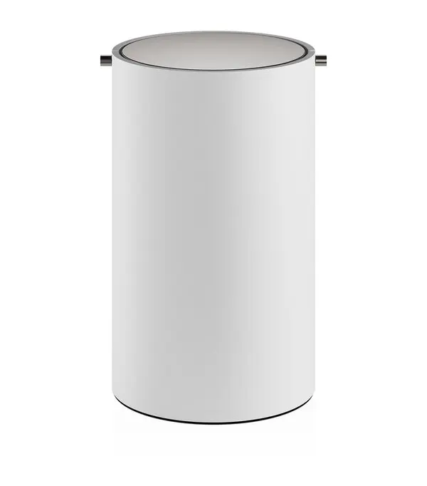 DECOR WALTHER Stone Collection Bathroom Bin - White