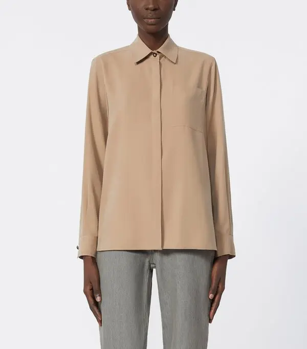 Max Mara Silk Shirt - Beige