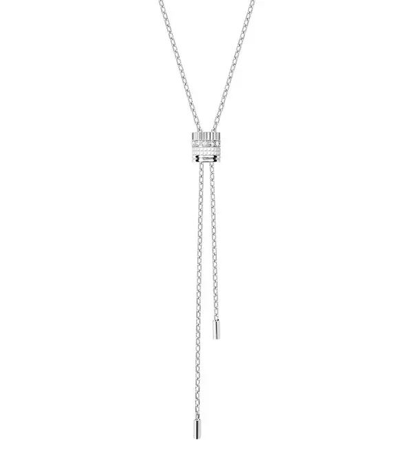 Boucheron Gold And Diamond Quatre Double Edition Tie Necklace - White