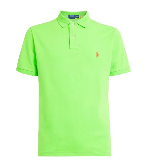 Polo Ralph Lauren Cotton Mesh Polo Pony Polo Shirt - Green