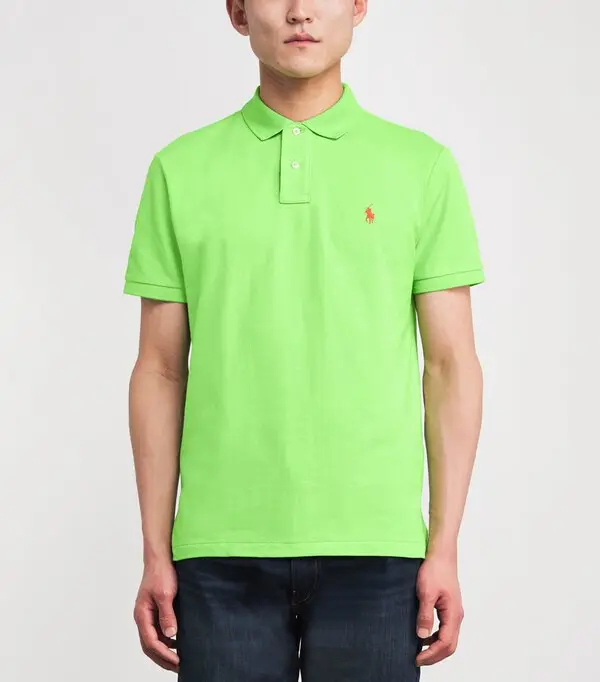 Polo Ralph Lauren Cotton Mesh Polo Pony Polo Shirt - Green