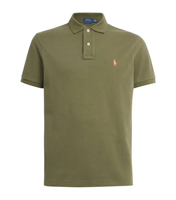Polo Ralph Lauren Cotton Mesh Polo Pony Polo Shirt - Green