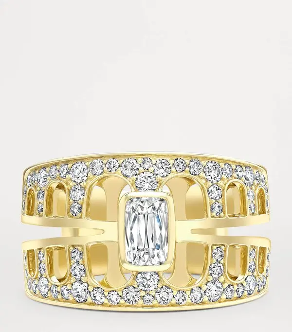 BOODLES Yellow And Diamond Ring