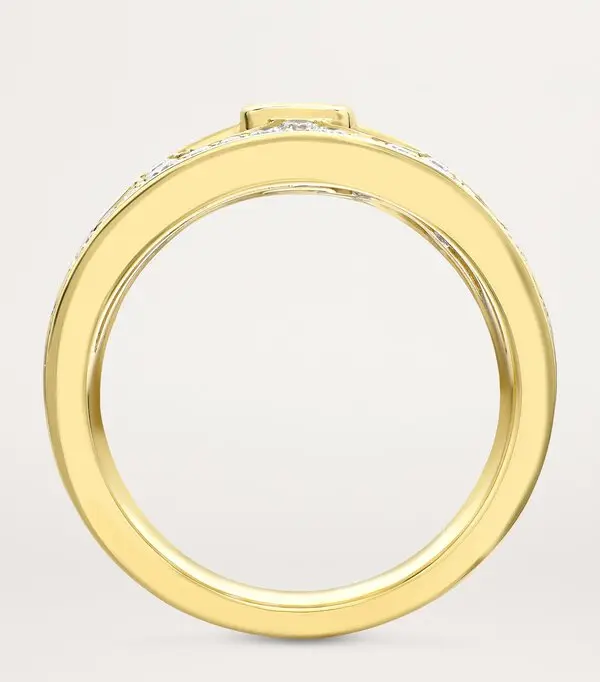 BOODLES Yellow And Diamond Ring